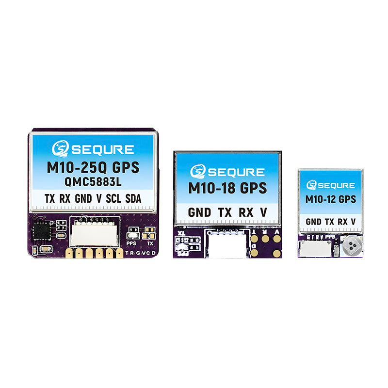 SEQURE M10-12/M10-18/M10-25Q GPS Small Size Fast Positioning INVA BF F