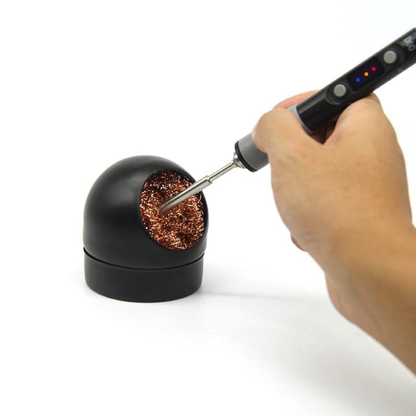 Solder Iron Tip Cleaner Cleaning Steel Wire Stand Set- Sequre – SEQURE